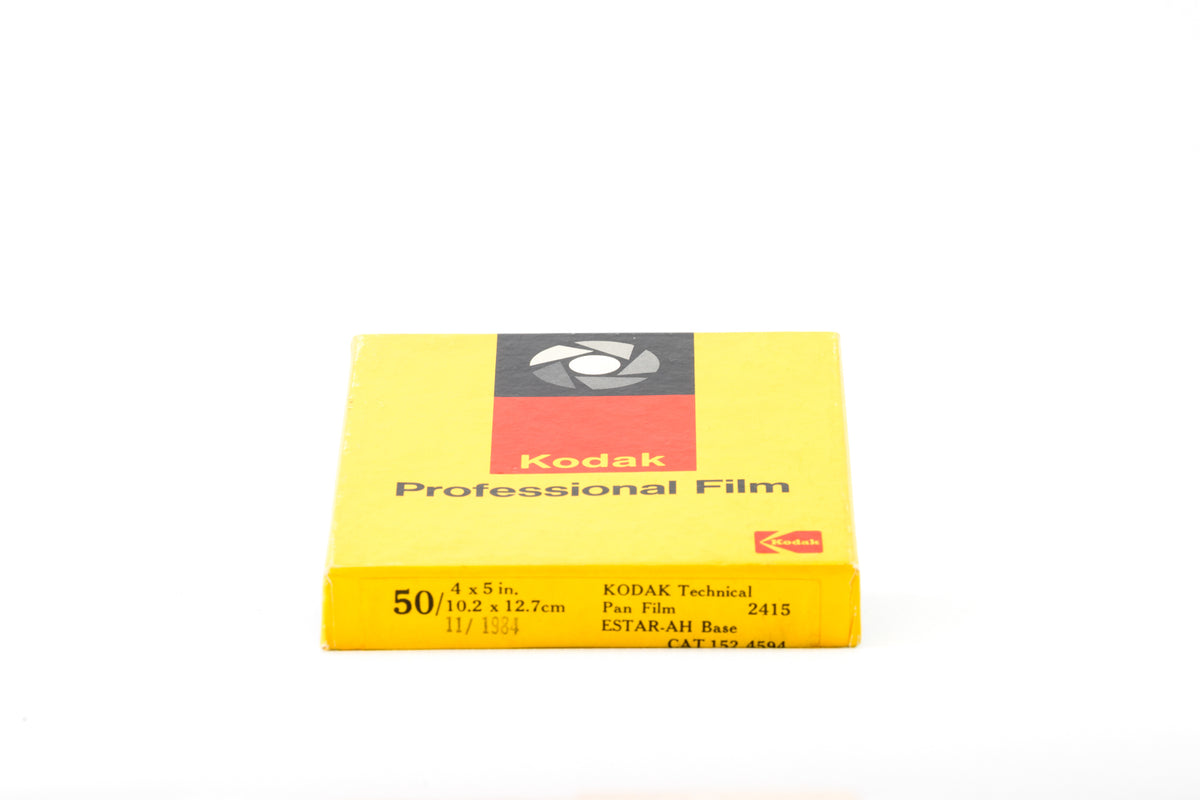 Kodak - Technical Pan Film - Estar AH Base - 4x5 - 2415 - 50 Sheets ...