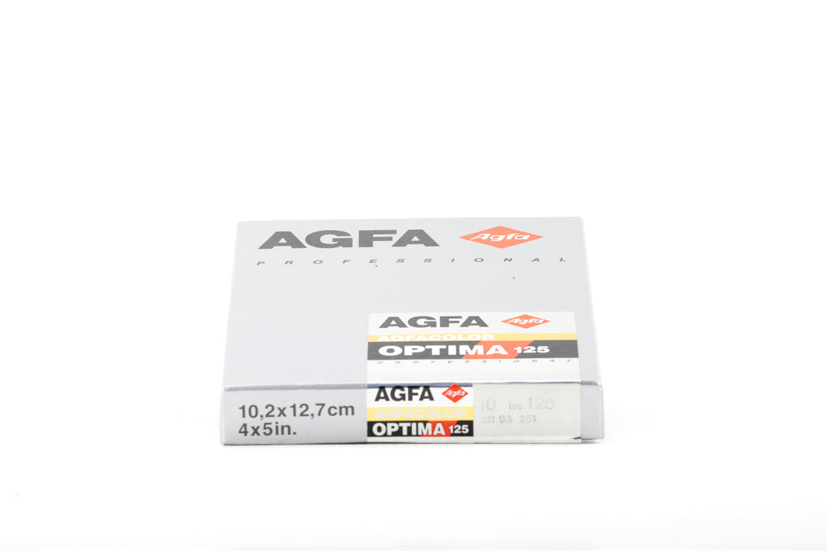 Agfa - Agfacolor Optima 125 - 4x5 - 10 Sheets – BuyMoreFilm