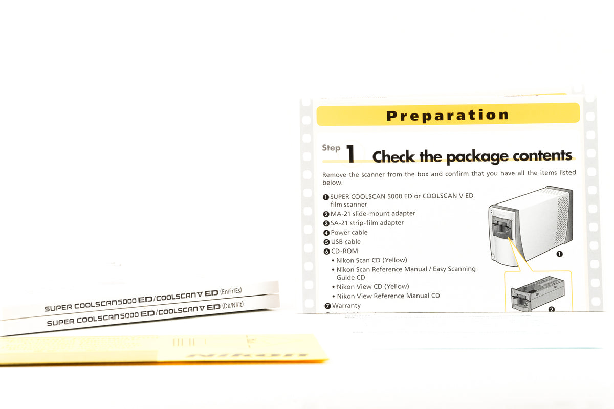Scanner - Nikon Coolscan 5000 ED - Nikon Coolscan V ED - LS 50 ED - 35 ...