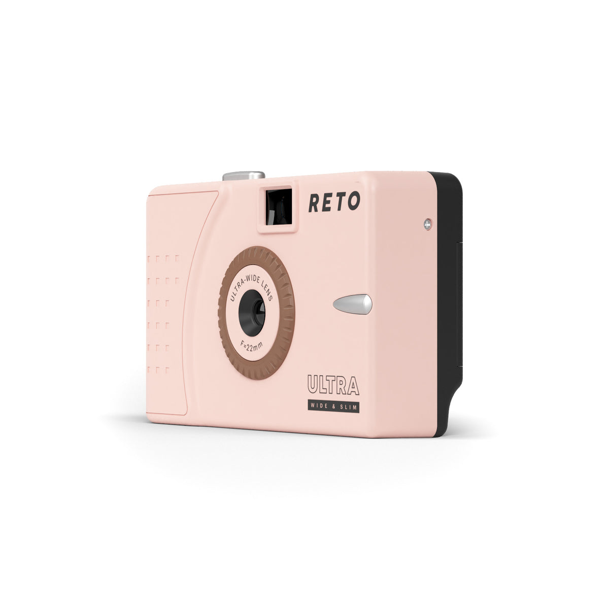 RETO Ultra Wide & Slim Film Camera - Pastel Pink - Reusable 35mm Camer ...